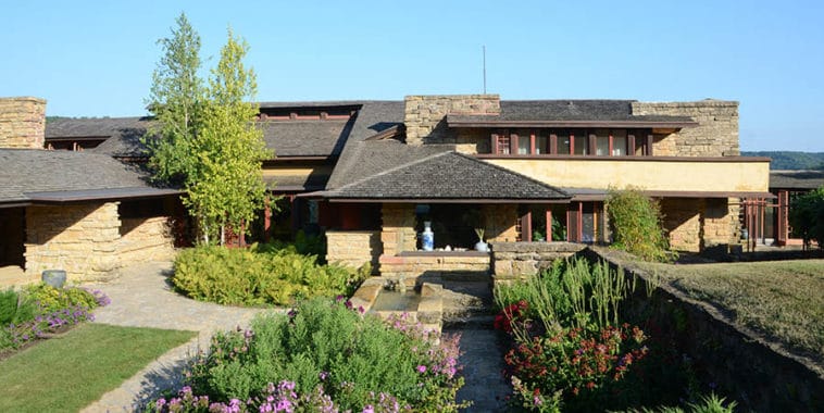 The Three Lives of Frank Lloyd Wright's Taliesin in Wisconsin