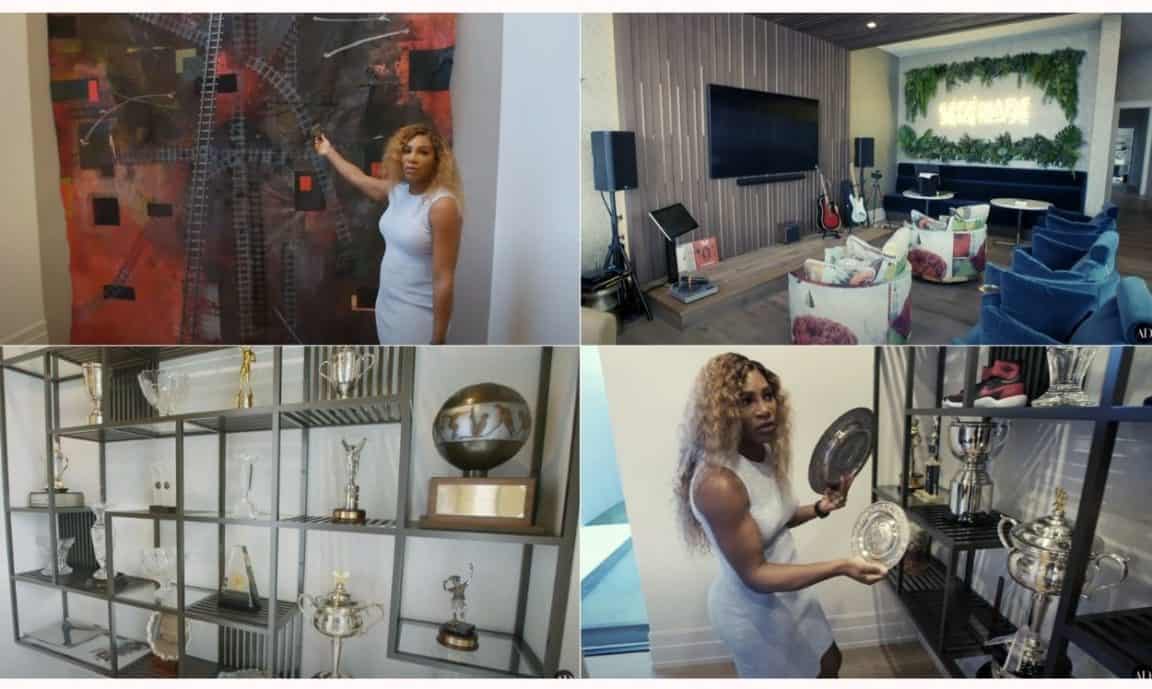 Serena Williams’ house has many features, but no living room