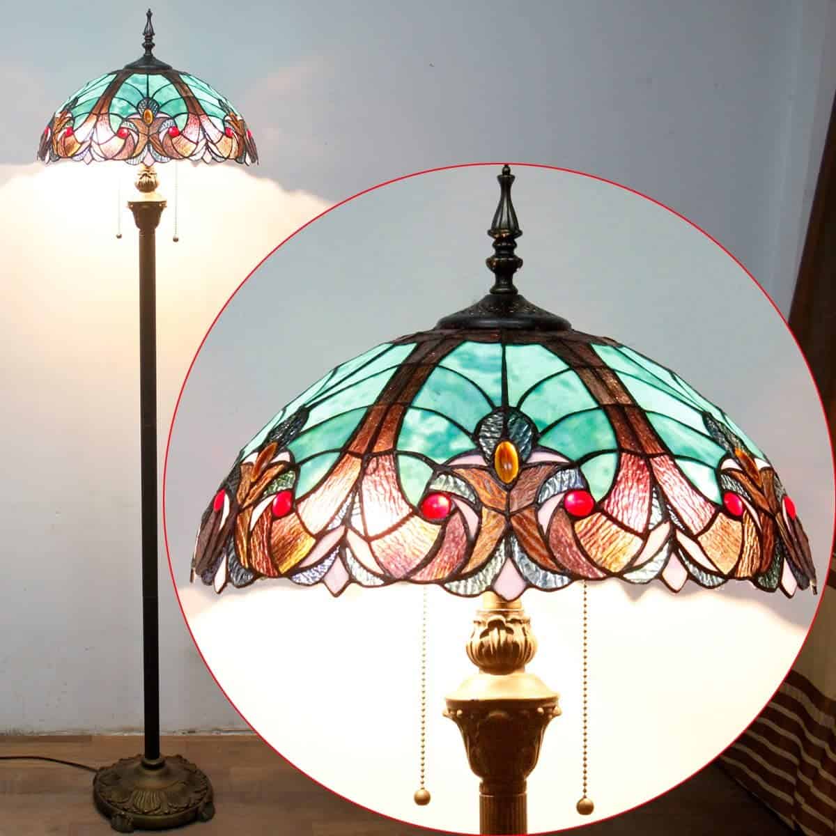 10 Beautiful Tiffany-Style Floor Lamps to Light Up Your Home