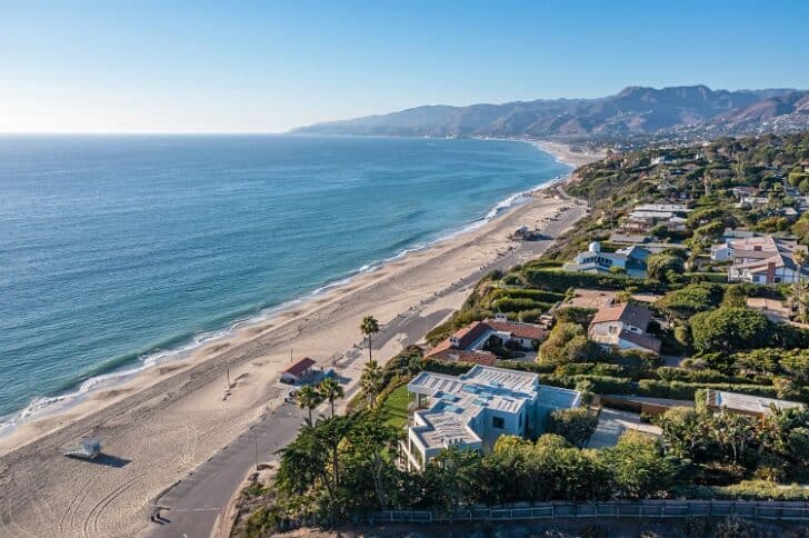 A Contemporary $56 Million Malibu Mansion Towers Above the Ocean