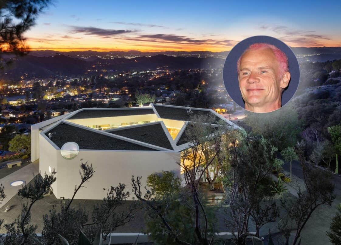 RHCP bassist Flea's house is a striking compound with a 7-sided home