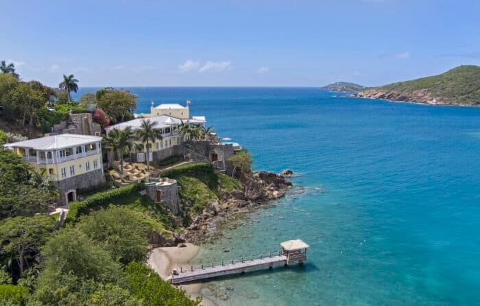A $24M Fort-Like Estate Towers Over the Caribbean in St. Thomas