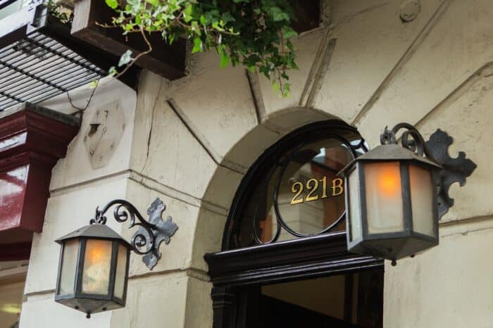Solving the case of 221B Baker Street, Sherlock Holmes' house