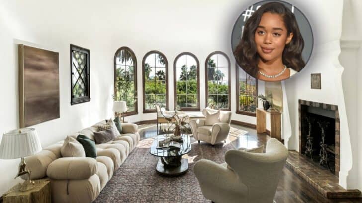 Denzel Washington's house, a mega-mansion he's called home for 20+ years