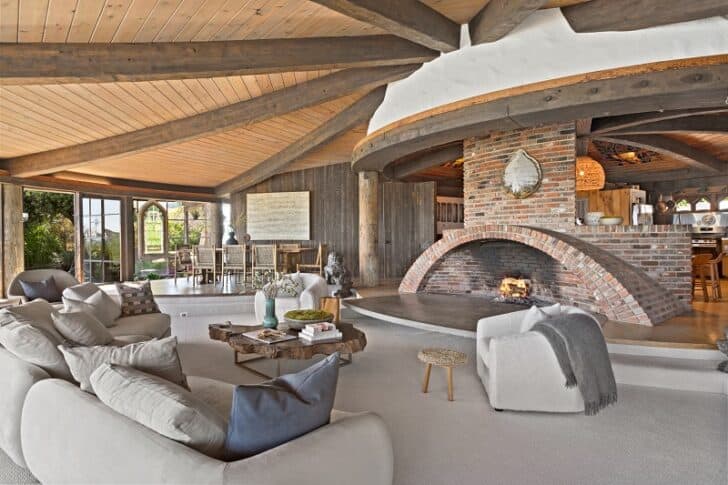 Architect Harry Gesner's own home, the Sandcastle House in Malibu