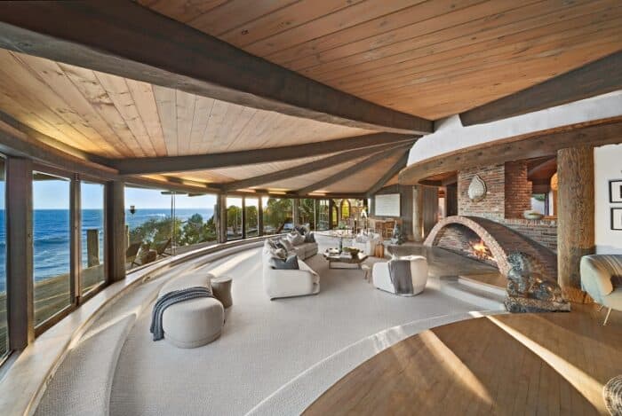 Architect Harry Gesner's own home, the Sandcastle House in Malibu
