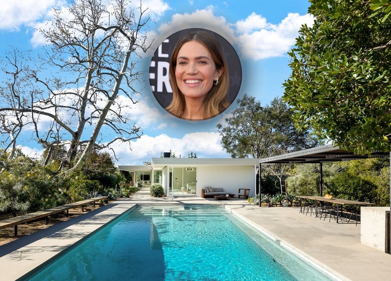Mandy Moore lists her charming, AD-featured mid-century home