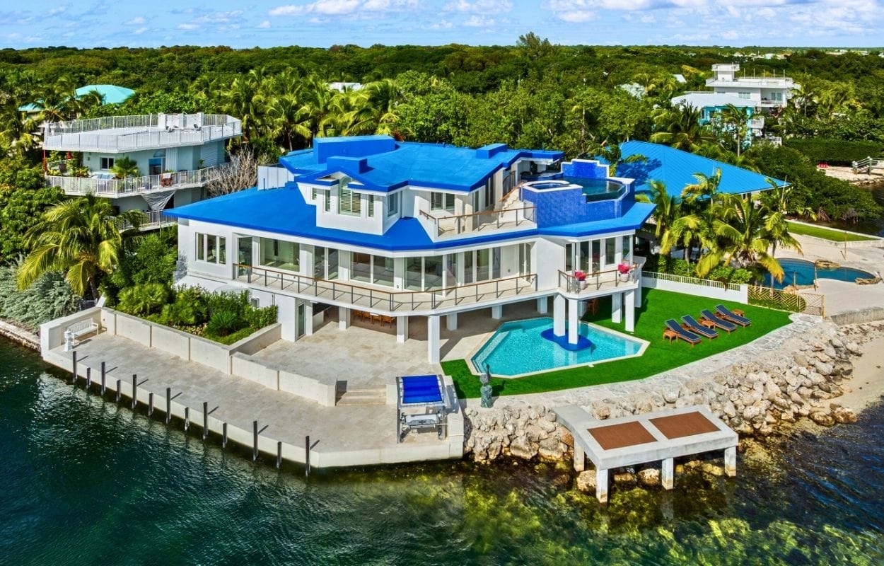 Key Largo home sits at the water’s edge on Adam’s Cut Waterway